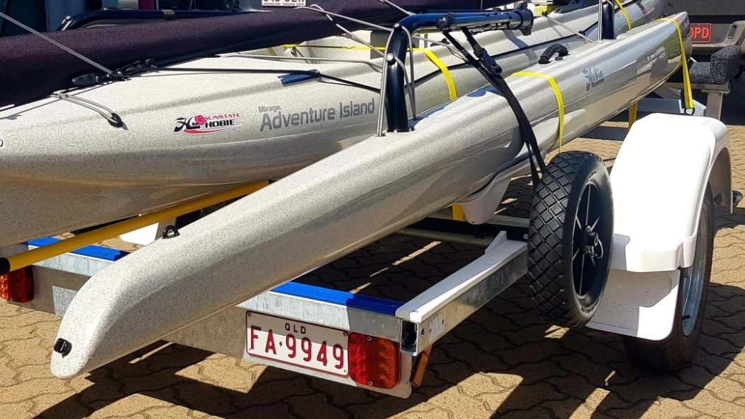 Easy Loading Hobie Adventure Island Trailer - Sunstate WaterSports